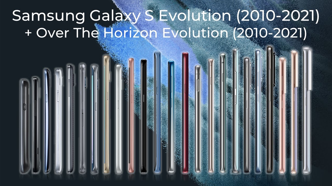 Samsung Galaxy S Series & "Over The Horizon" Evolution (2010-2021 ...