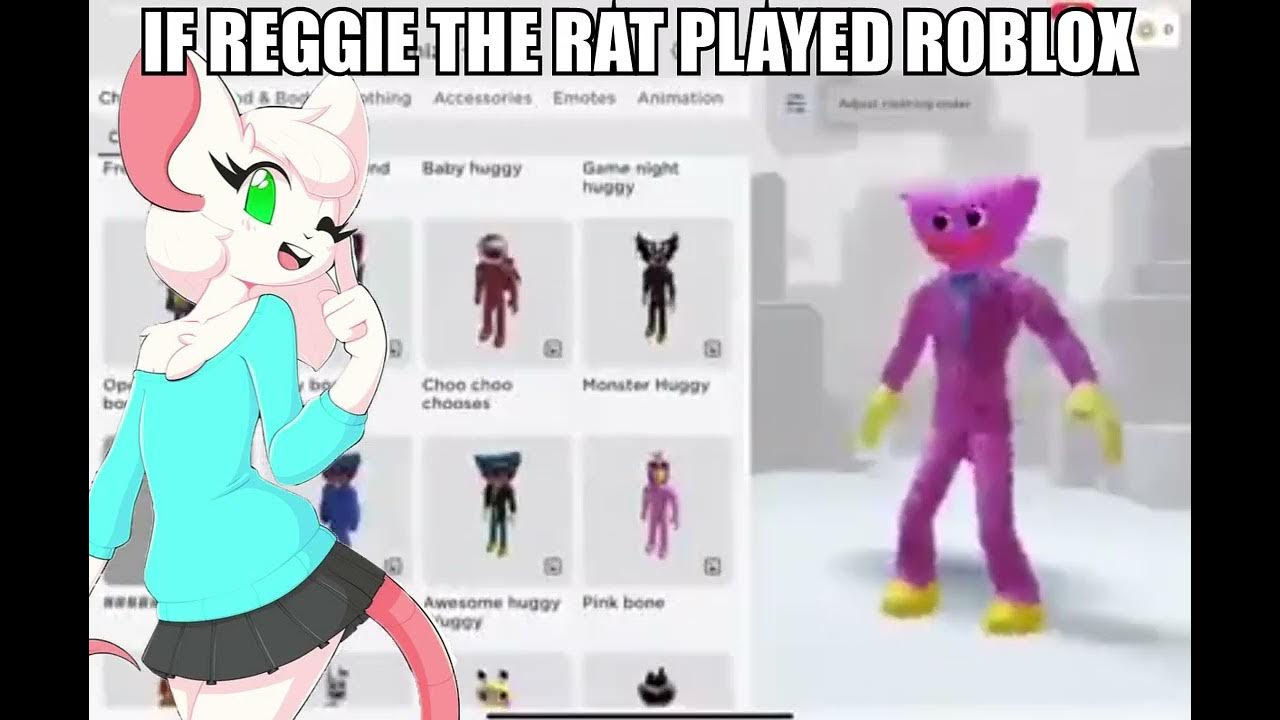 Reggie The Rat If He Played Roblox Youtube