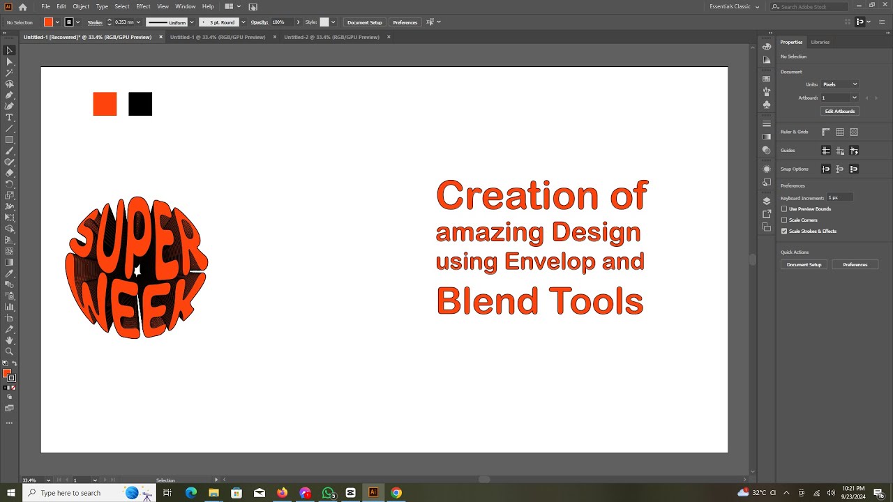 Design Write Letter over any Design to make a new creation - YouTube