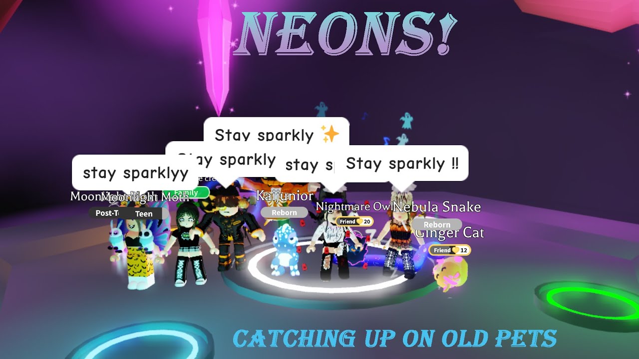 Older pet neons! - YouTube