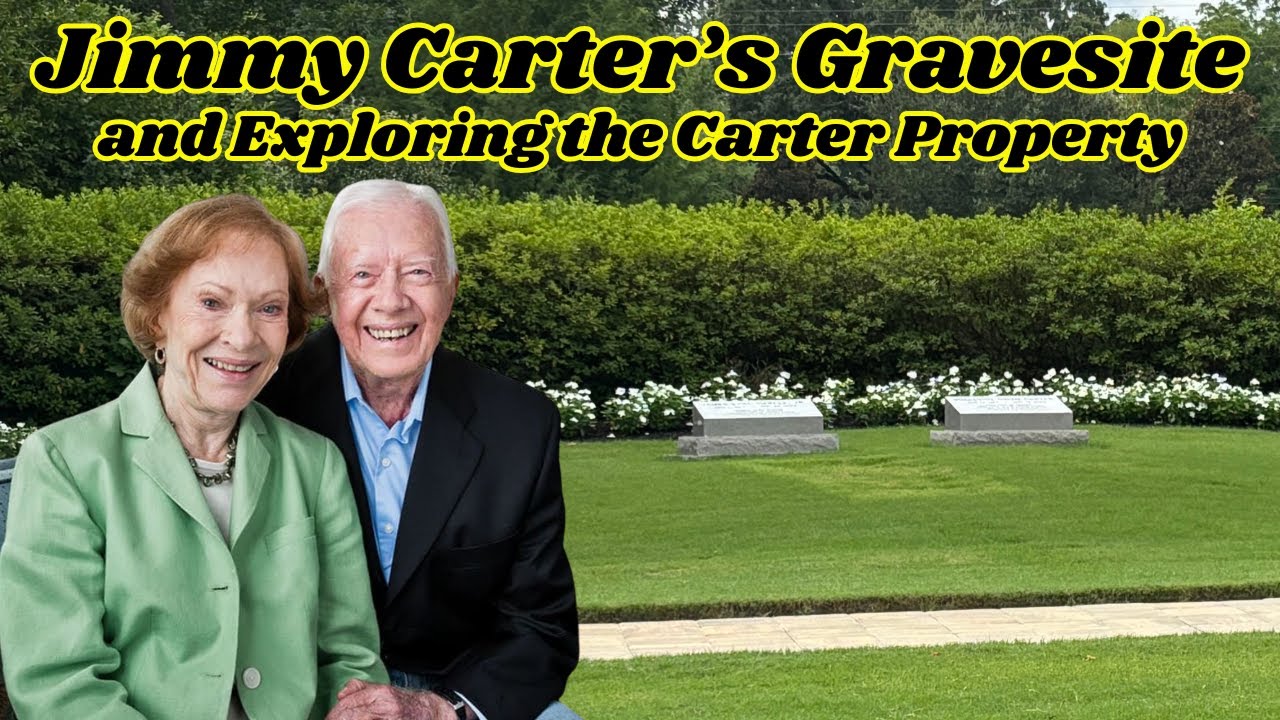 Jimmy Carter Gravesite is Open to the Public - YouTube