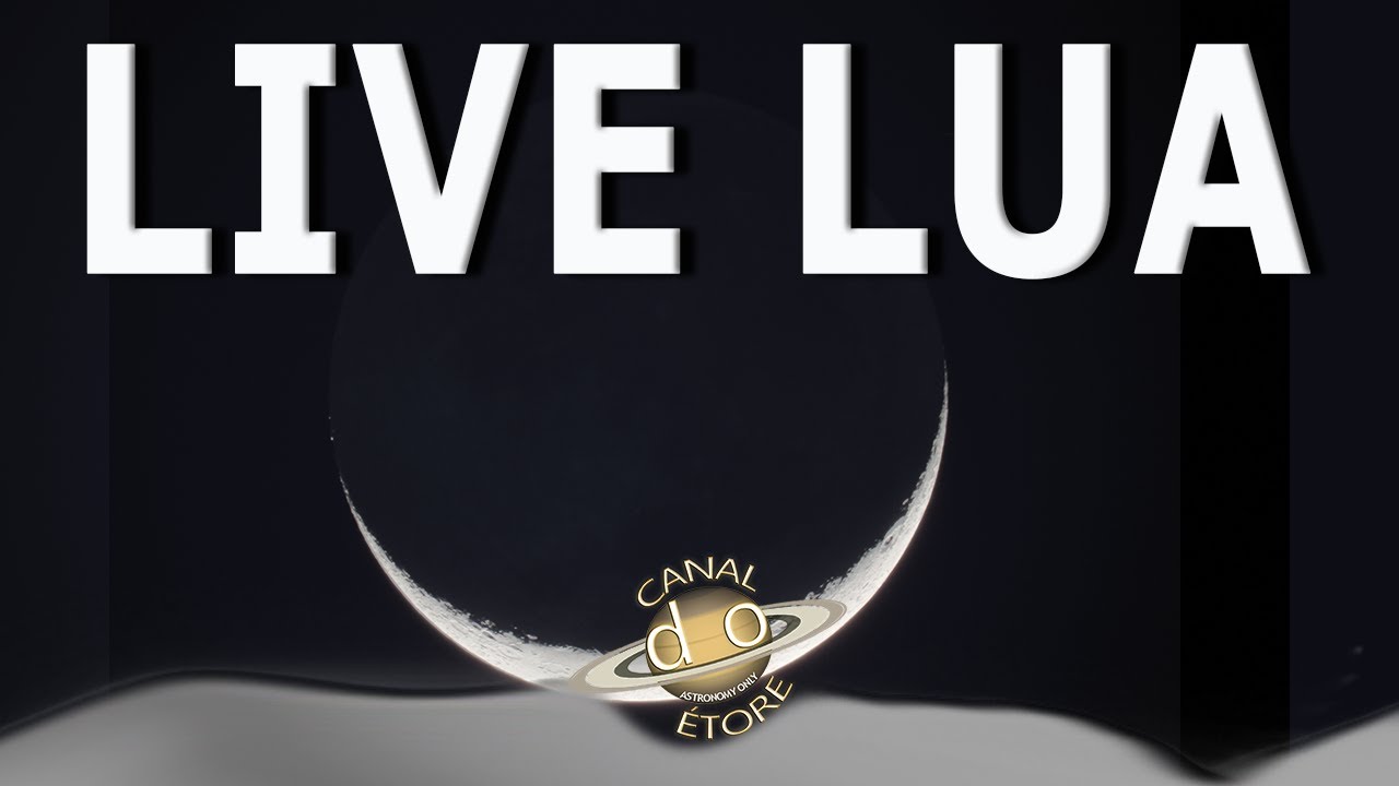 Lua e Vênus ao vivo pelo telescópio! - YouTube