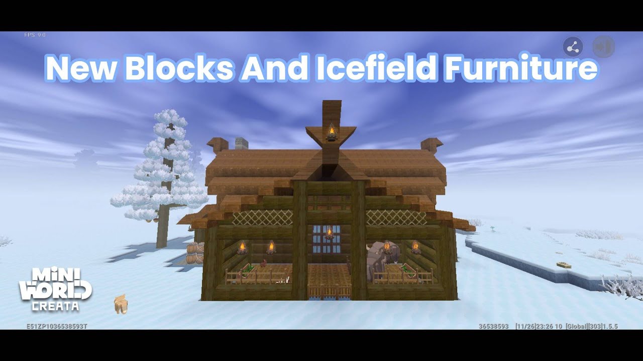 Mini World Unveils New Blocks and Frosty Icefield Furniture! - YouTube