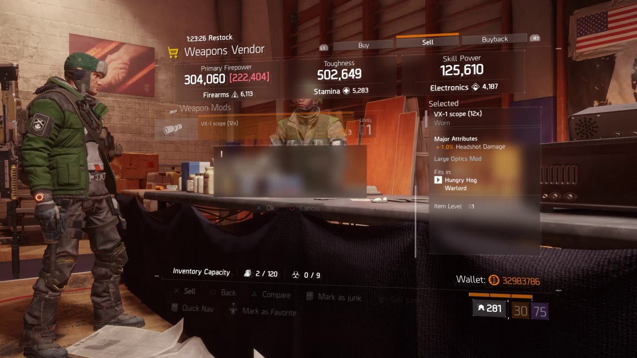 Tom Clancy's The Division The Scope that cant be sold or destroyed ...