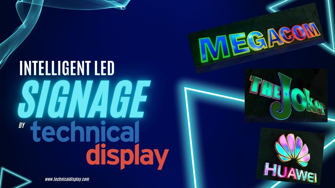 Amazing Light Effect LED Signage From Technical Display Systems Ltd ...