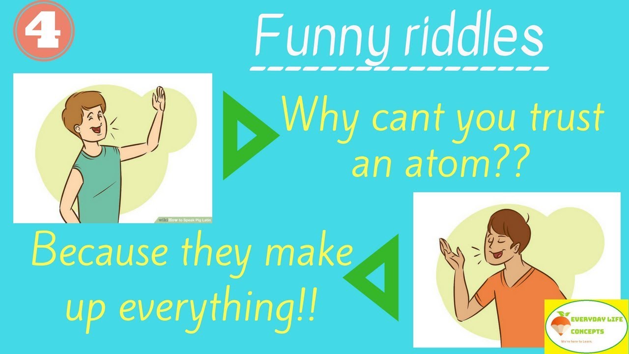 Funny Riddles|Brainteasers|puzzles|ELC (part-4) - YouTube
