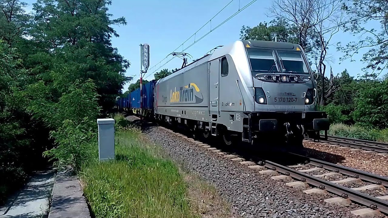 Pociągi Poznań Dębina, IC Miechowita, EP07, Traxx, ET22 PKP Cargo, Elf ...