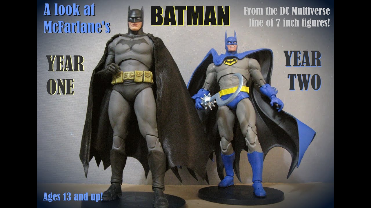 McFarlane's DC Multiverse - BATMAN Year One & Year Two - 7 inch figures ...