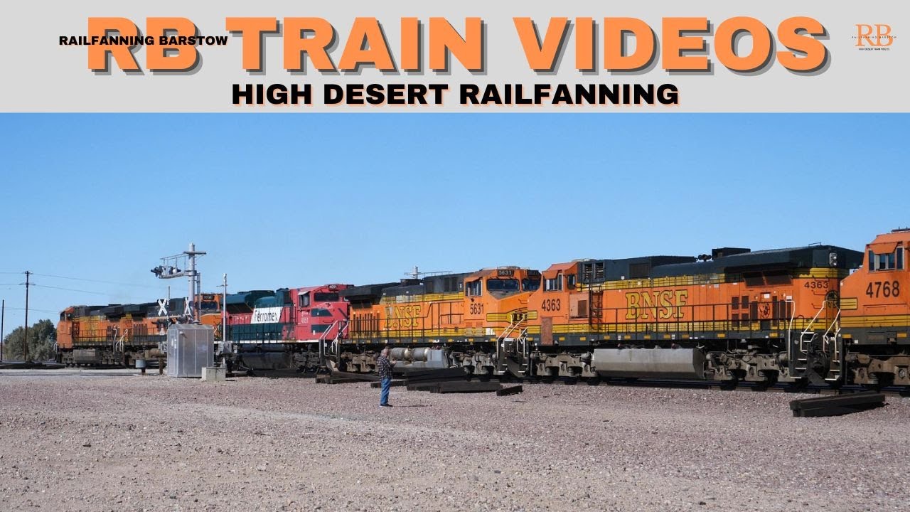 RB Morning Train Video BNSF 5231 WB MANIFEST TRAIN MP 737 NEEDLES SUB - YouTube