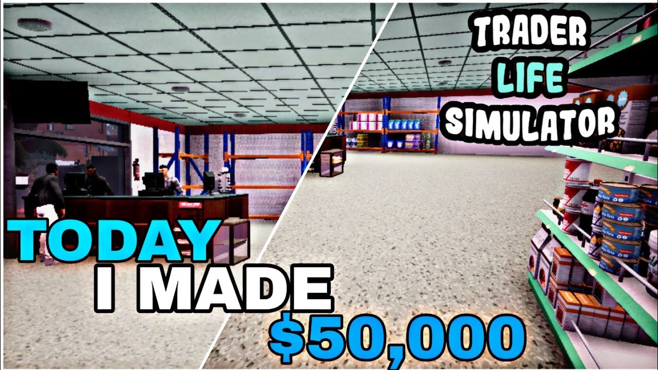 Today I made $50,000 in TRADER LIFE SIMULATOR || TRADER LIFE SIMULATOR ...