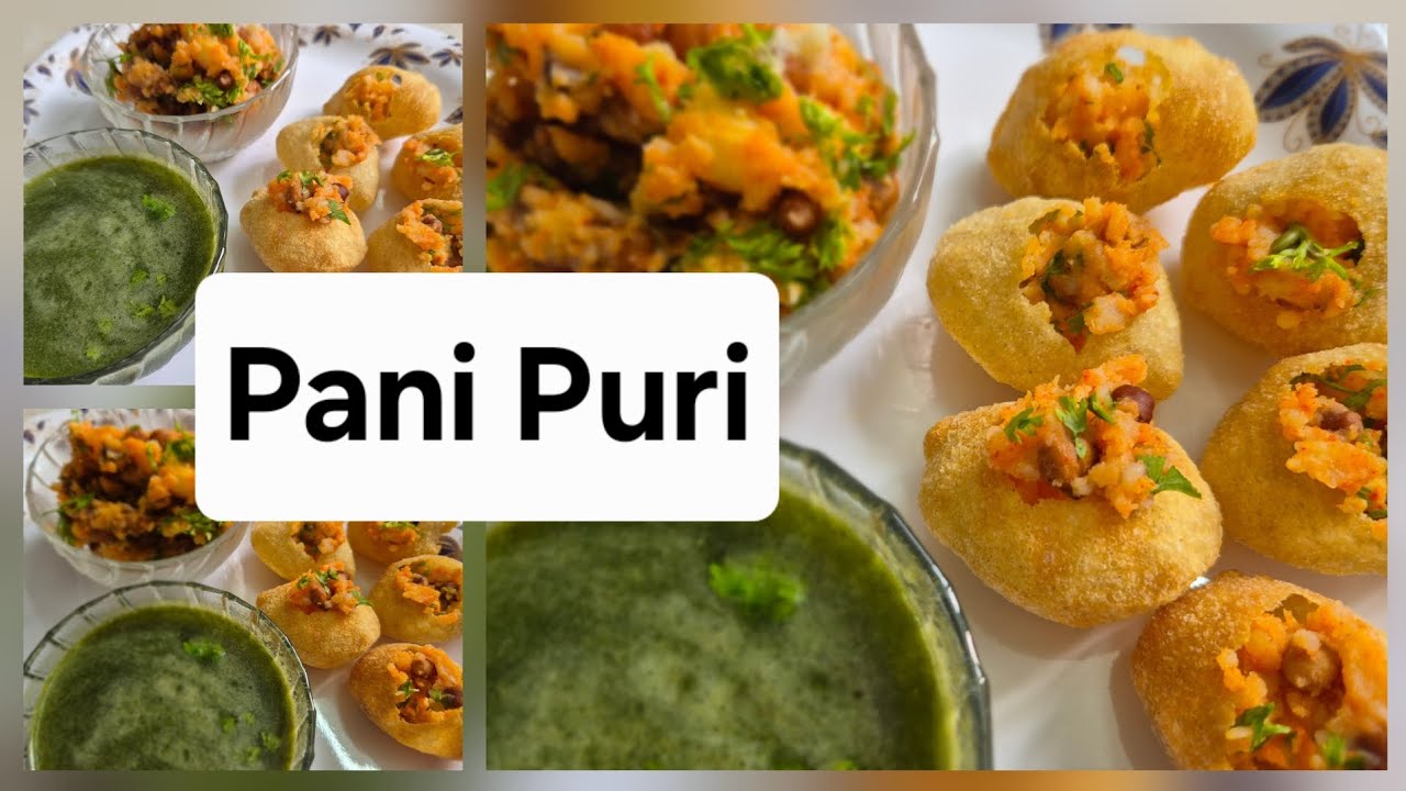 Pani puri | Panipuri Masala & Pani | Aalu chana masala | PudinaPani # ...
