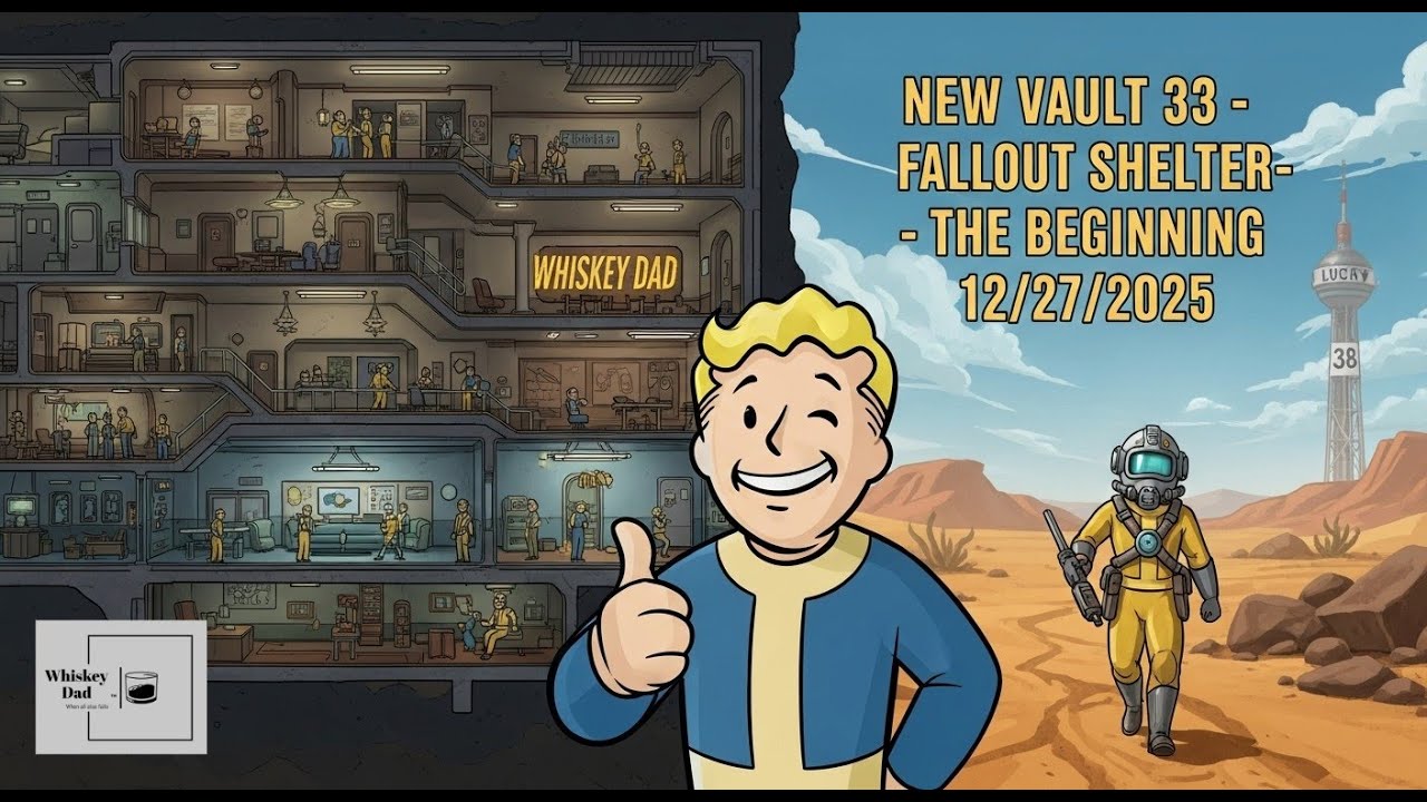 NEW Vault 33 - Fallout Shelter - The Beginning - 12/27/2025 - YouTube