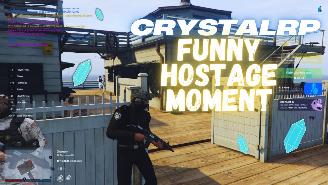 FUN HOSTAGE SITUATION(HE THOUGHT HE IS THE MAIN CHARACTER) - YouTube