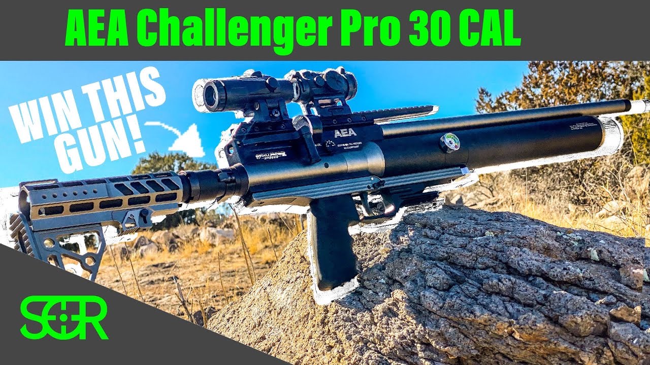 AEA CHALLENGER PRO 30 cal Full Review & GIVEAWAY! 50 & 100 YARD ...