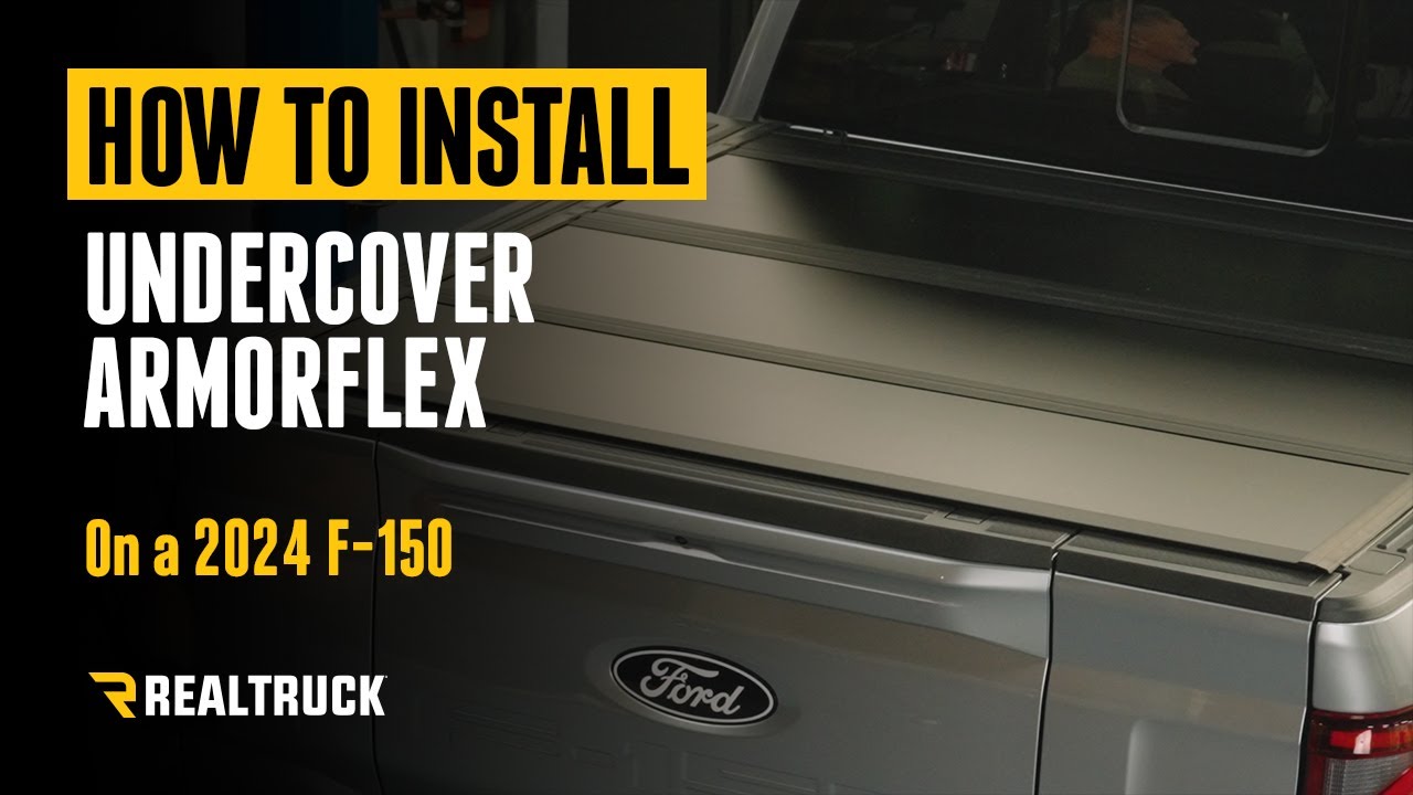 How to Install RealTruck UnderCover Armor Flex Hard Folding Tonneau ...