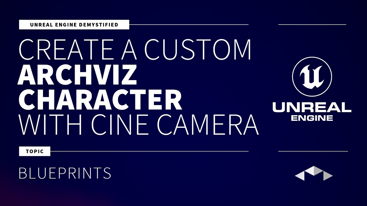CREATE A CUSTOM ARCHVIZ CHARACTER WITH CINE CAMERA - UNREAL ENGINE - UE4 - UE5 - YouTube