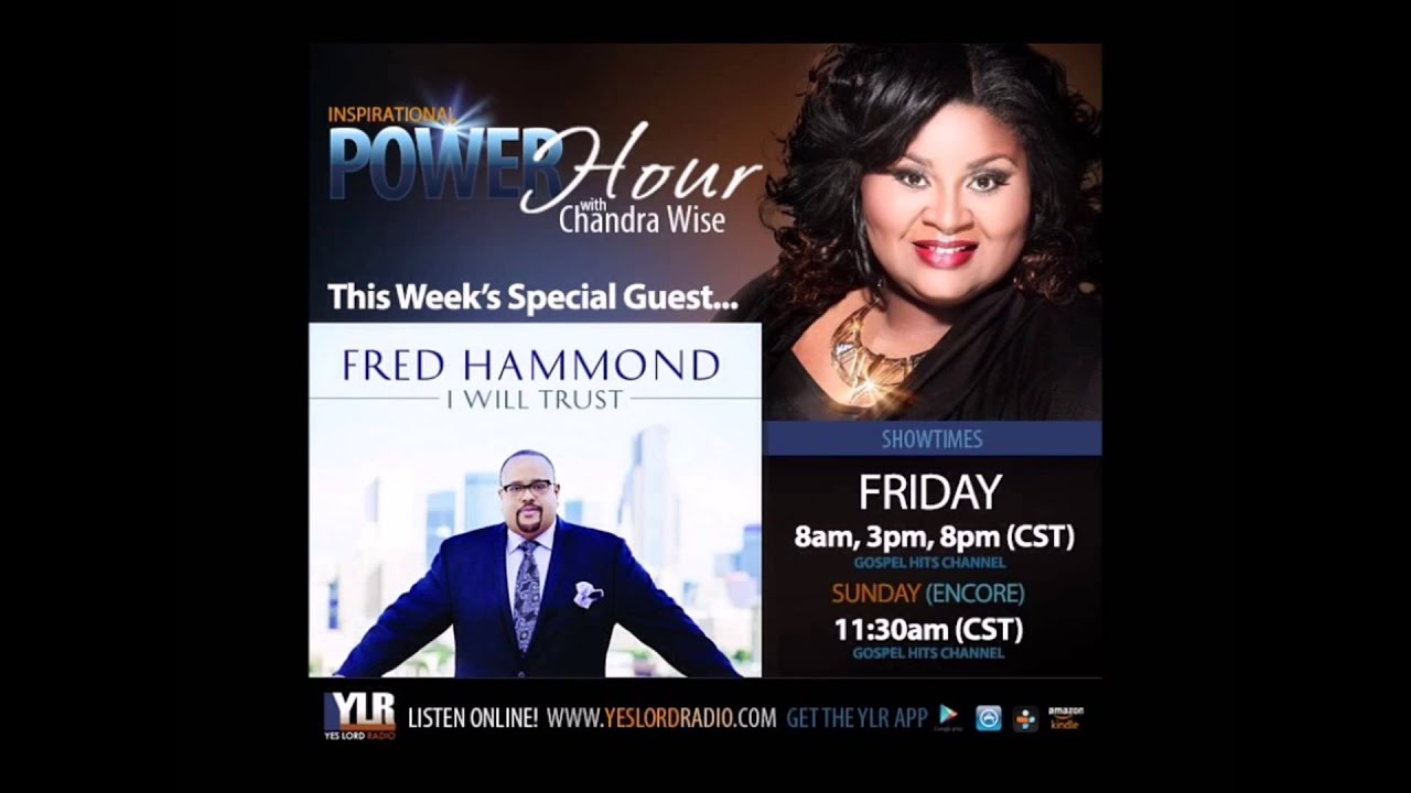 Fred Hammond Talks with Chandra Wise about I Will Trust - YouTube