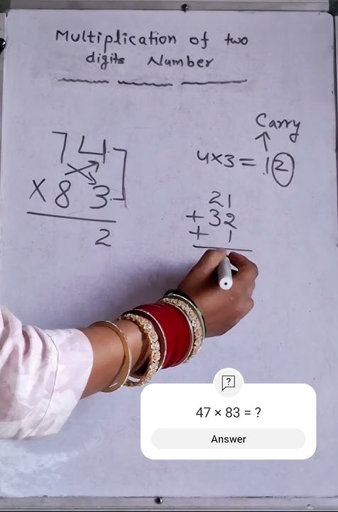 Short Trick : # Multiplication of any 2-digits numbers - YouTube