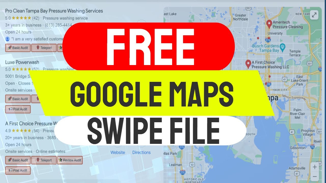 FREE {GOOGLE MAPS SWIPE FILE} - On-Page Optimization Techniques | Must ...