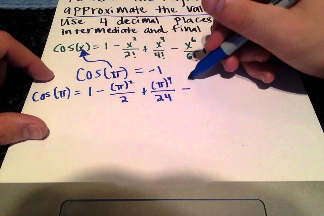 Approximation with the Taylor Series Example 1 - YouTube