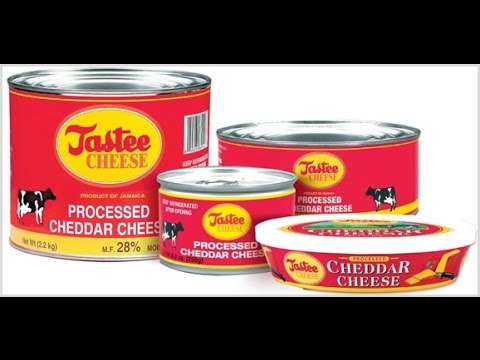 Easiest way to open a tin of Tastee's Jamaican Cheese - YouTube