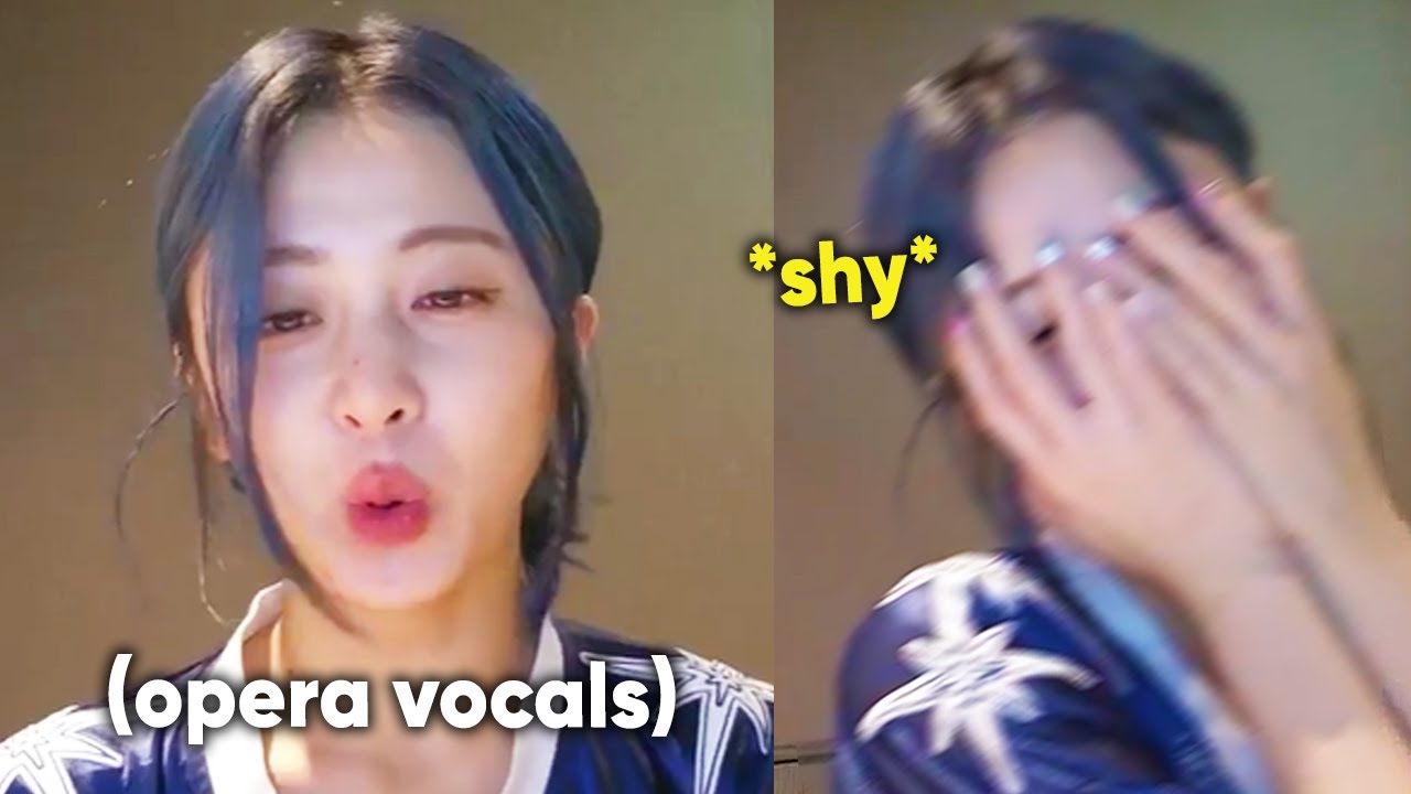 Yunjin showcasing her opera vocals on recent live - YouTube