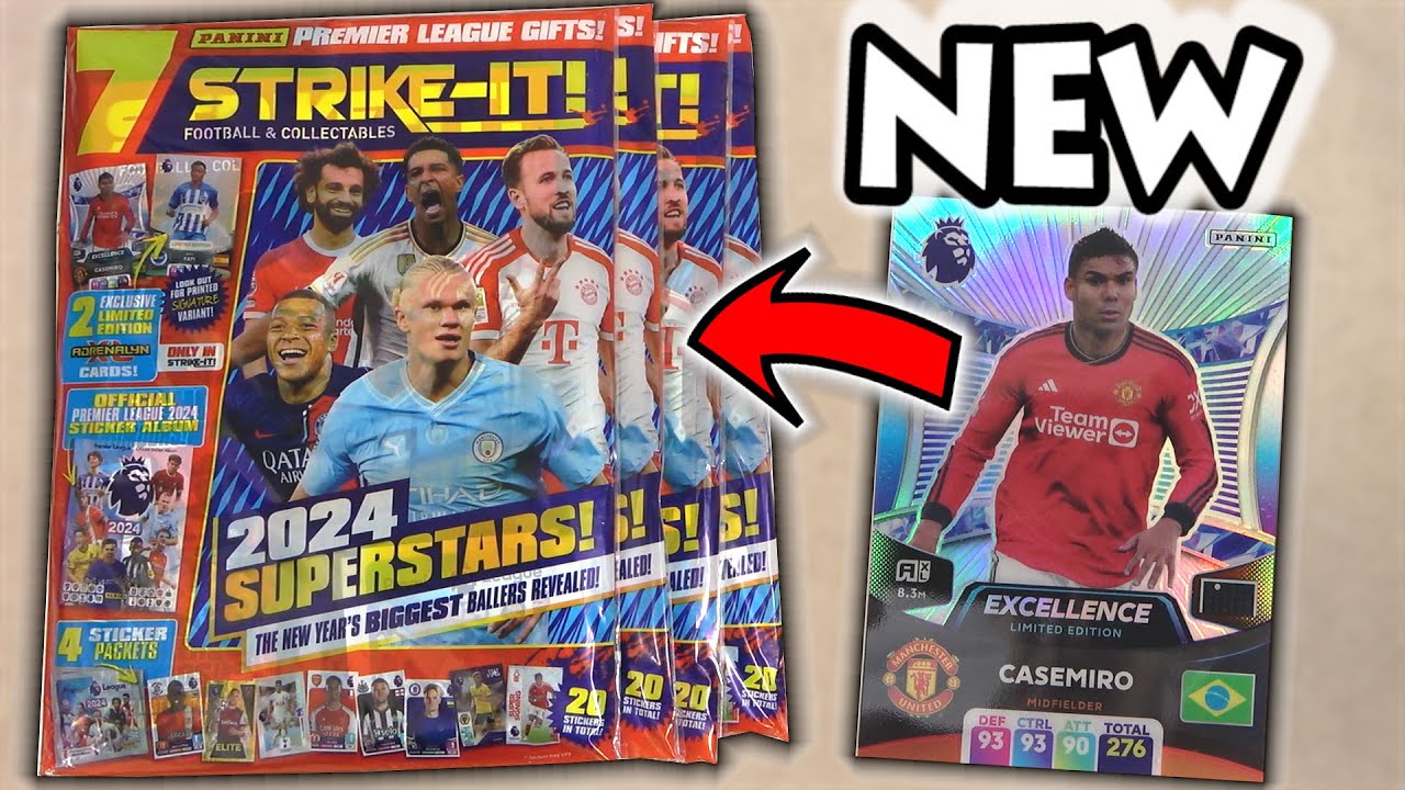 NEW CASEMIRO EXCELLENCE CARD | Opening 4 Panini Strike It Magazines ...