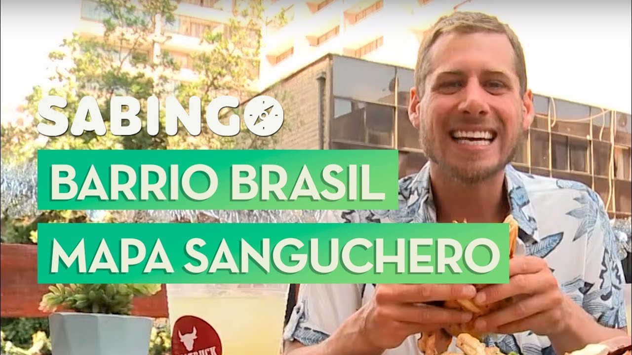 Jaime Artus disfrutó los sabores del barrio Brasil | Sabingo - YouTube