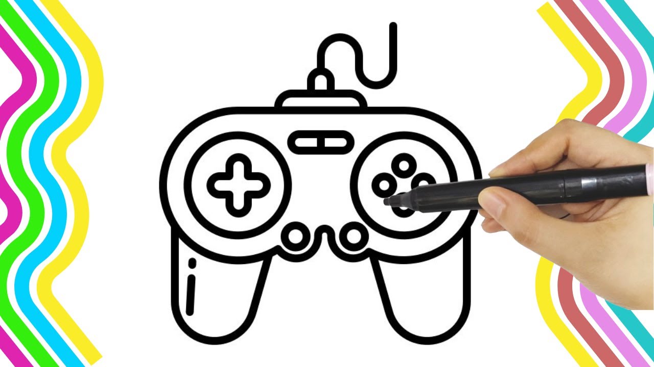 Game Controller 🎮 Coloring, Painting, and Drawing for Kids and Toddlers ...