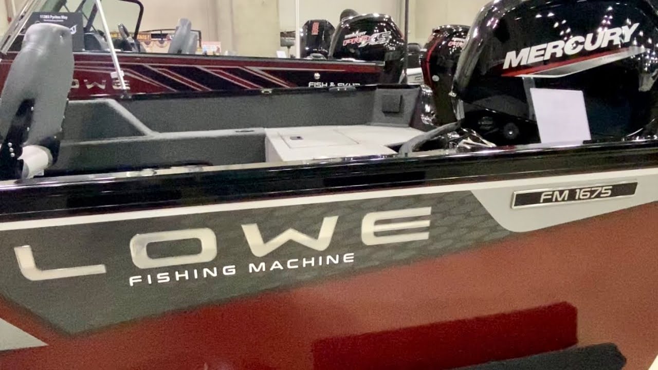 LOWE BOATS Fishing Machine FM1675WT at the Sacramento Boat Show - YouTube