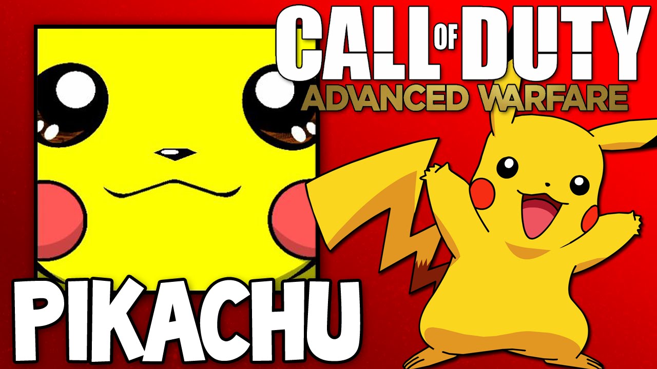 PIKACHU - COD Advanced Warfare Emblem Tutorial - YouTube