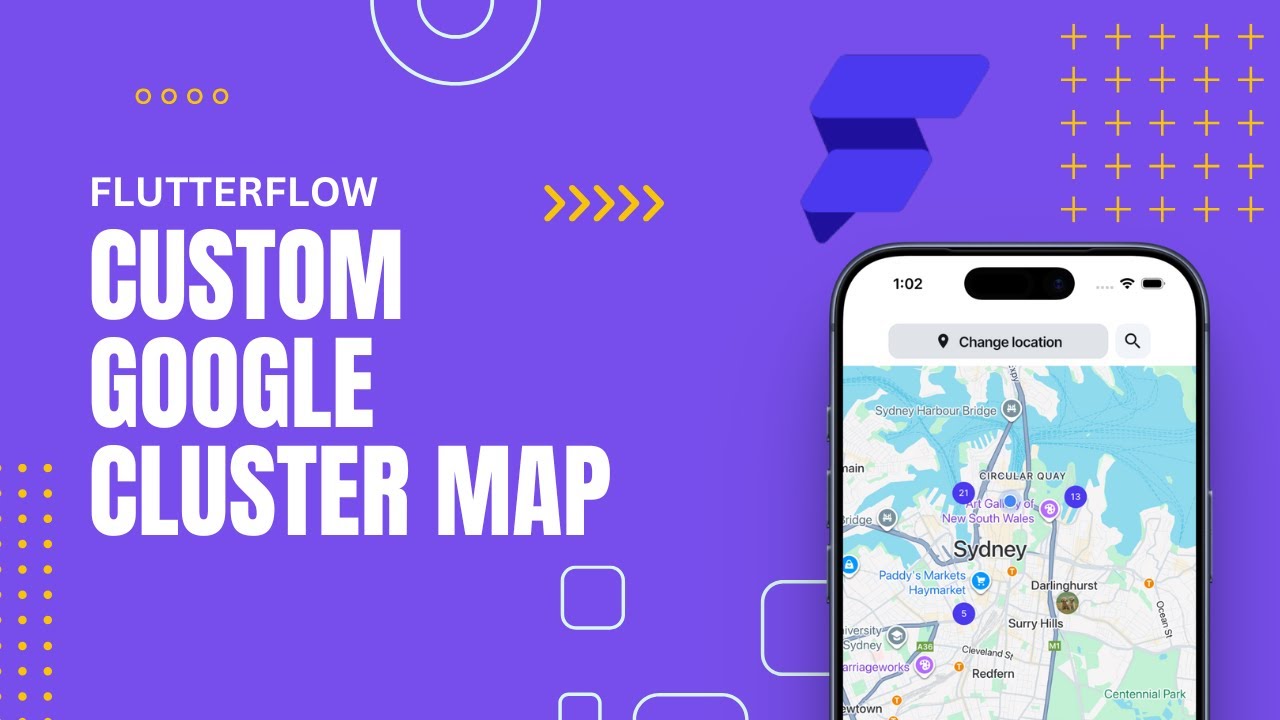 Build a Custom Google Maps Cluster in FlutterFlow - YouTube