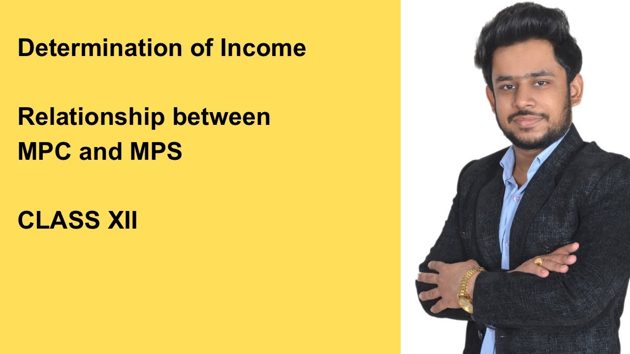 Relationship between MPC and MPS (Determination of Income) Class 12th ...