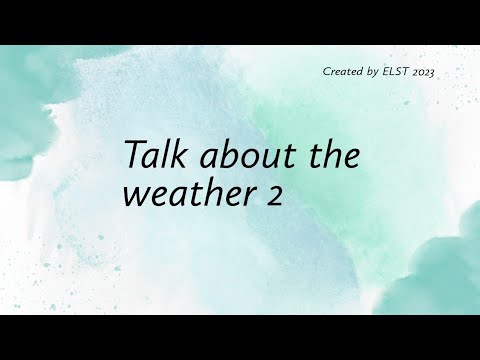Talk about the weather 2 - Easy English conversation in 5 minutes - YouTube