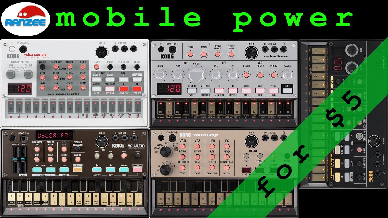 Korg Volca Mobile Power - YouTube
