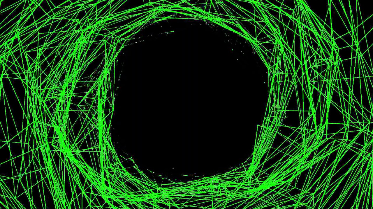 FREE Green Screen Full Screen Video Loop - Mesh Tunnel - Small Rotating ...