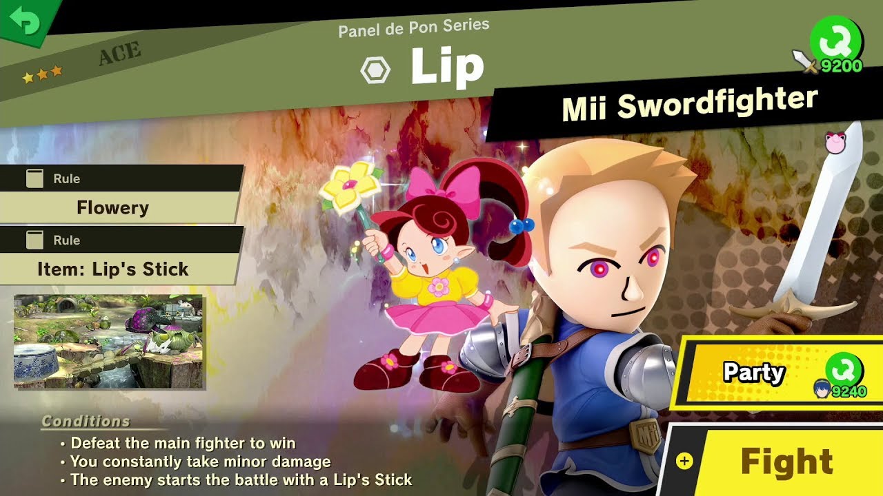 1153. Lip - Fair Spirit Battle - Super Smash Bros. Ultimate - YouTube