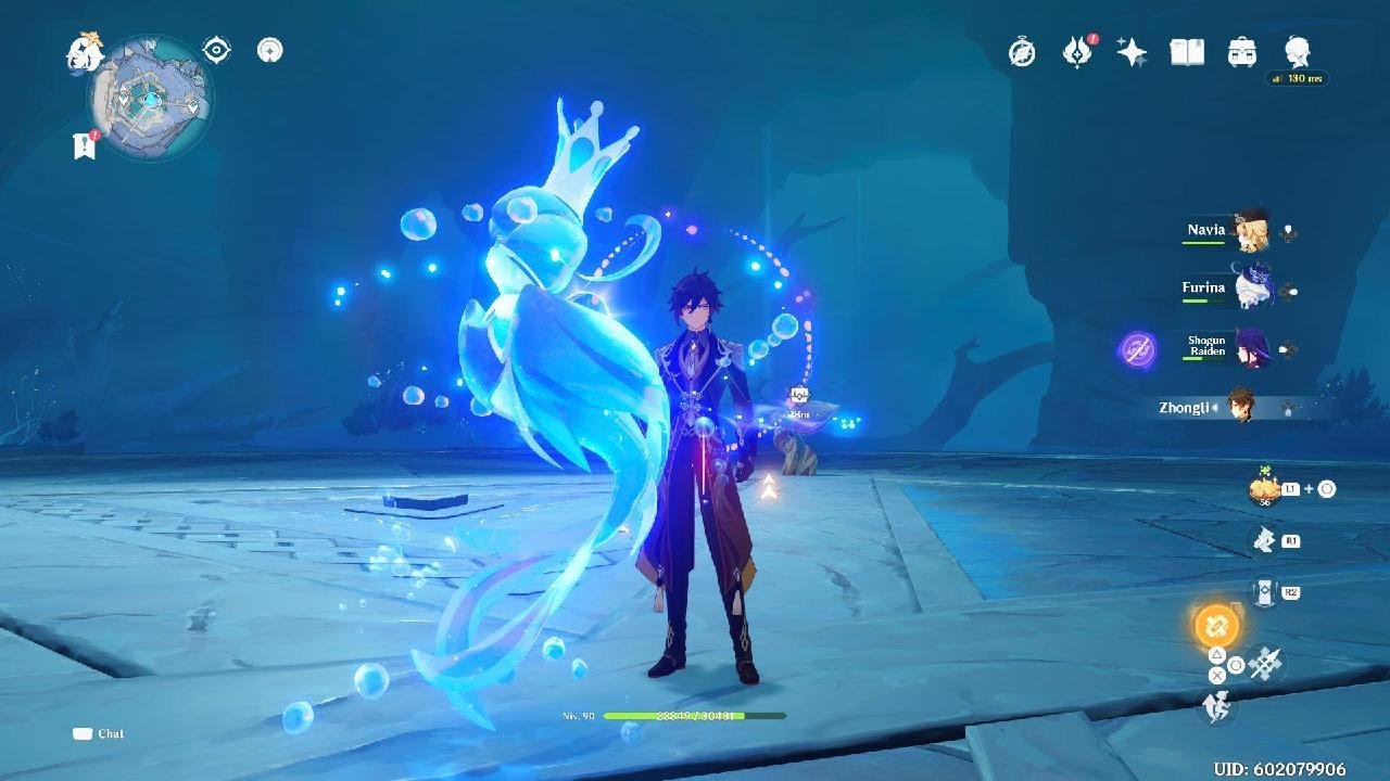 Genshin Impact_Navia y super espada Melusina - YouTube
