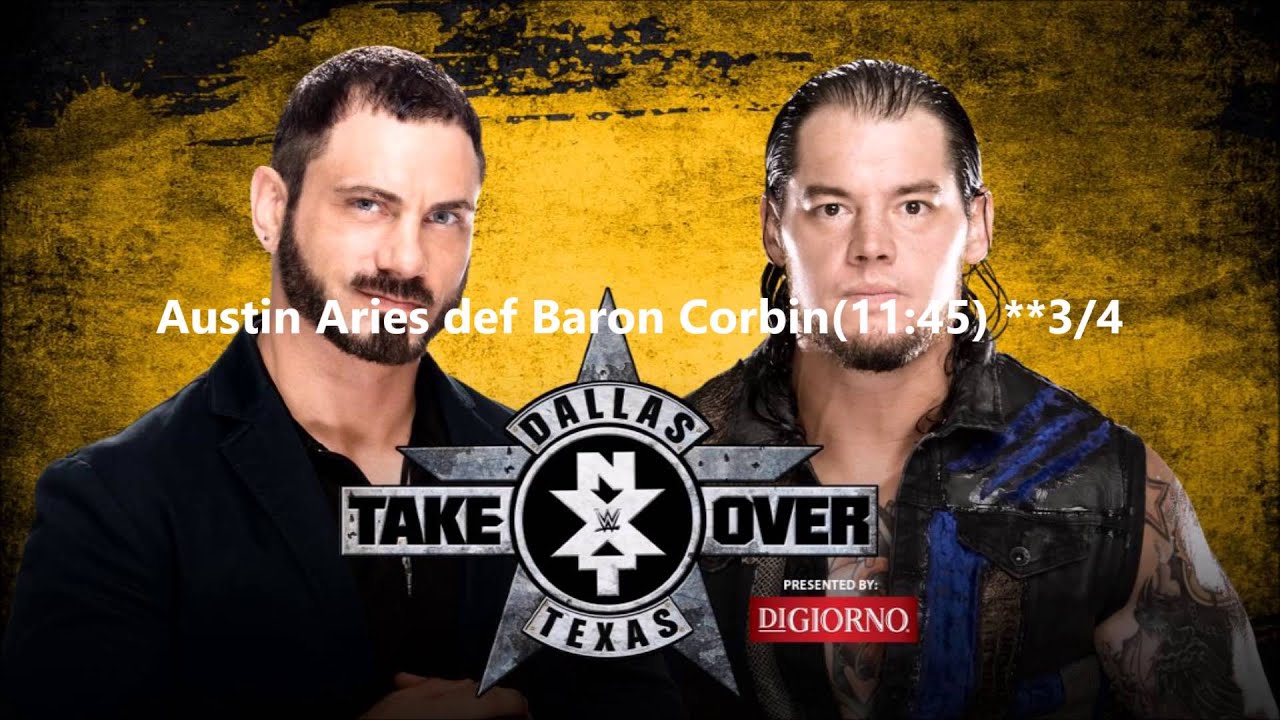 NXT Takeover Dallas Review - YouTube