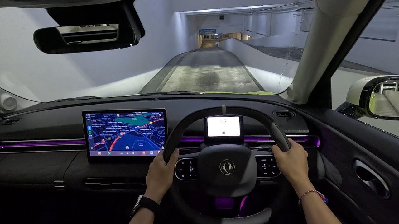 2024 Dongfeng Box E3 (with floating cloud white roof) | Night Time POV ...