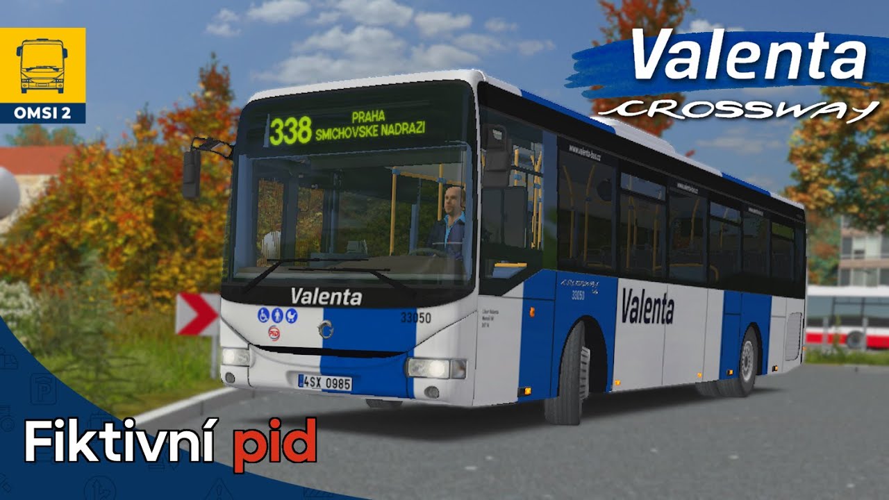 OMSI 2 #178 - Fiktivní PID 2.0 s Crosswayem od Valenty v modrém nátěru ...