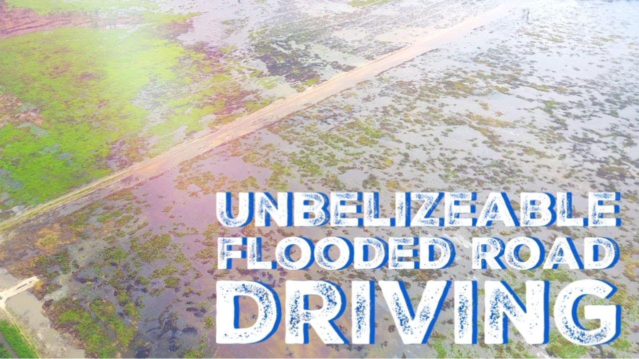 Flooded Dirt Road Driving in Belize, - YouTube