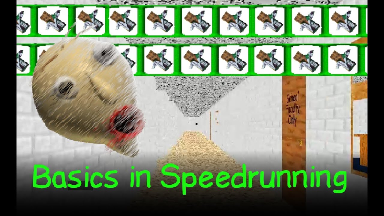 Baldi's Basics Classic Remastered | Basics in Speedrunning Complete (No Cheats) - YouTube