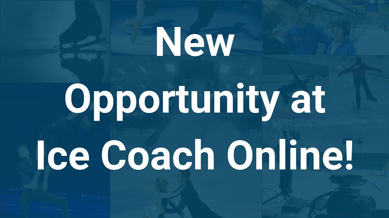 New Opportunity at Ice Coach Online! - YouTube