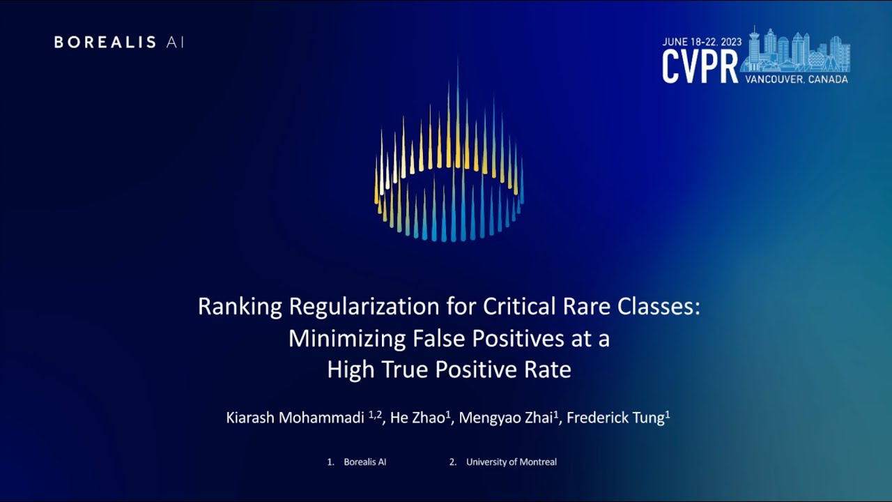 CVPR 2023 Publication - Ranking Regularization for Critical Rare ...