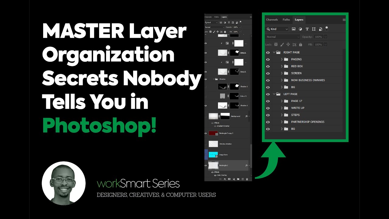 MASTER Layer Organization Secrets Nobody Tells You in Photoshop! - YouTube