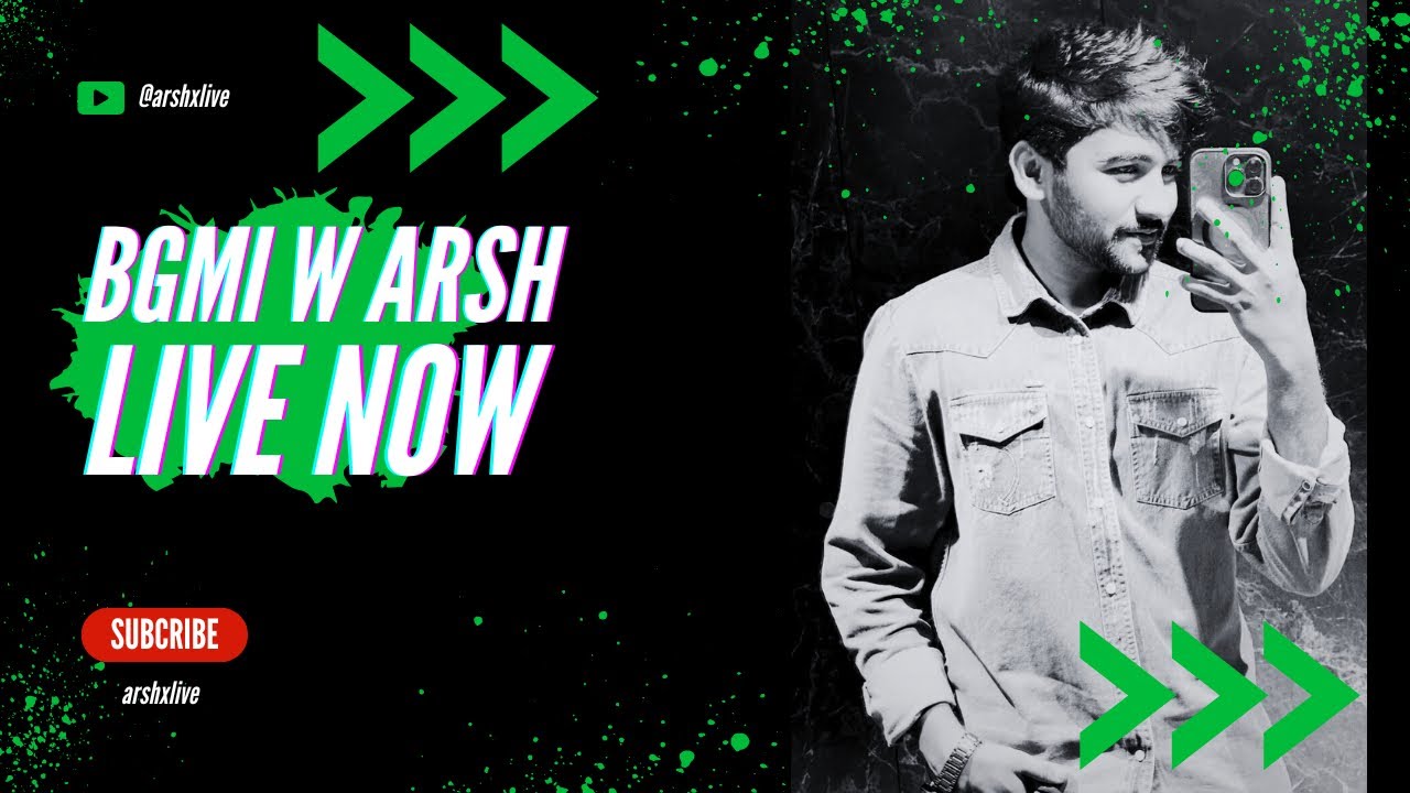 BGMI w ARSH- muh me de dunga choco - YouTube