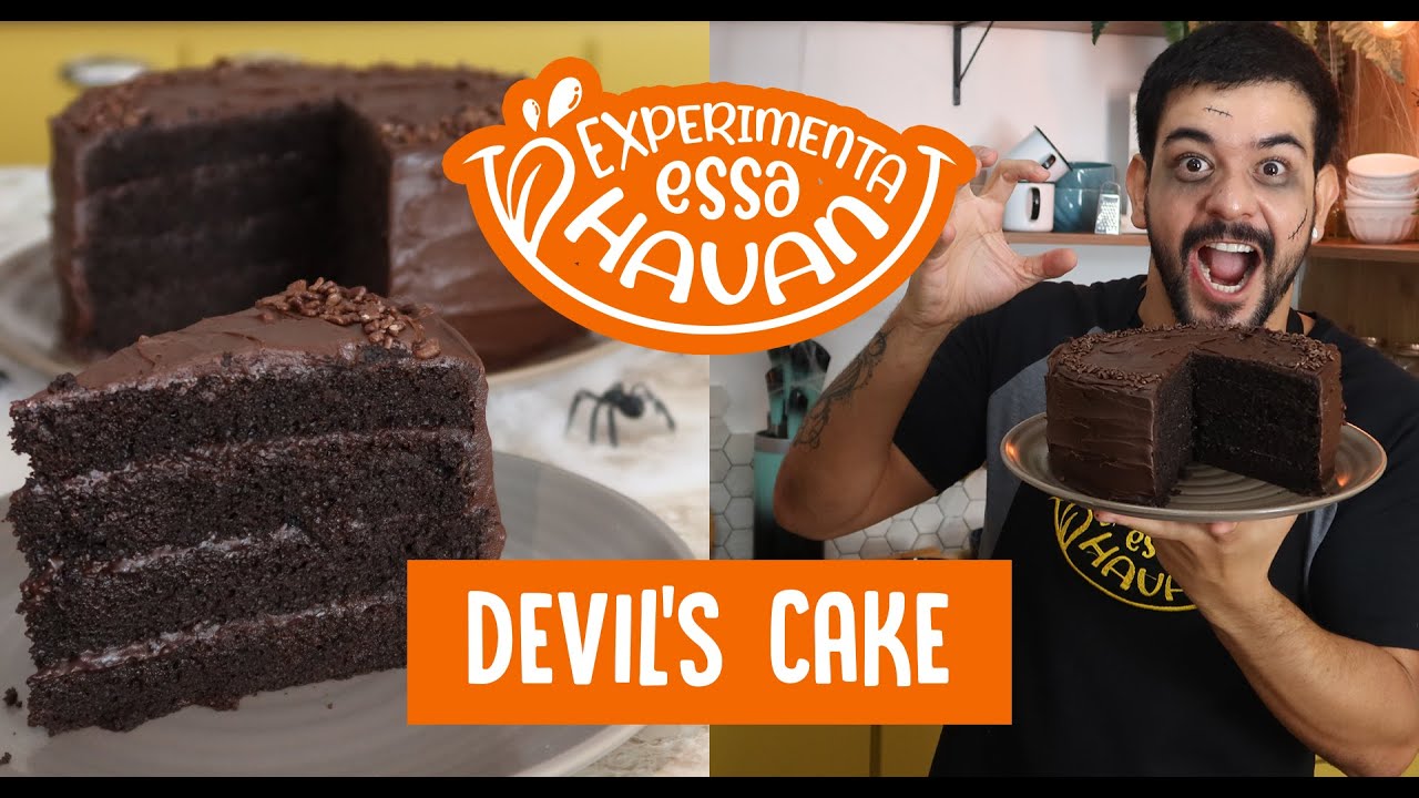 RECEITA "DEVIL'S CAKE" (ESPECIAL DE HALLOWEEN) | HAVAN - YouTube