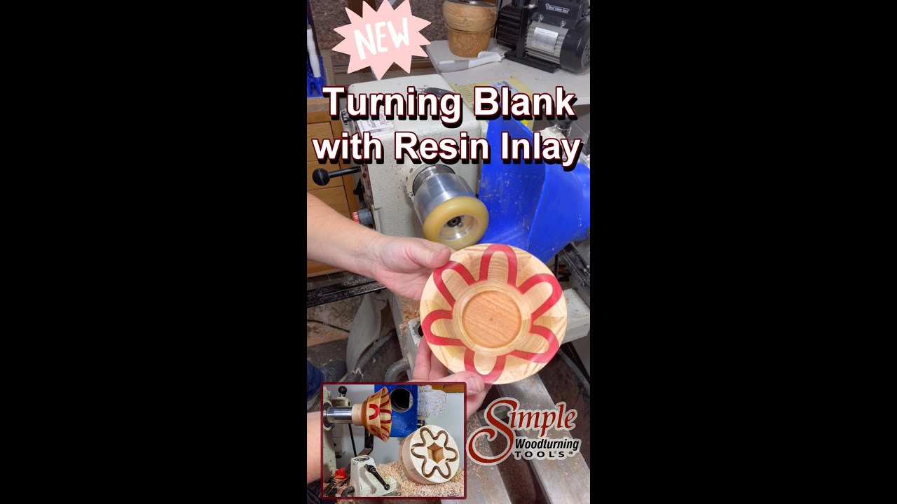 Segmented Wood Bowl Turning Blank with Routered Groove for Epoxy Resin ...