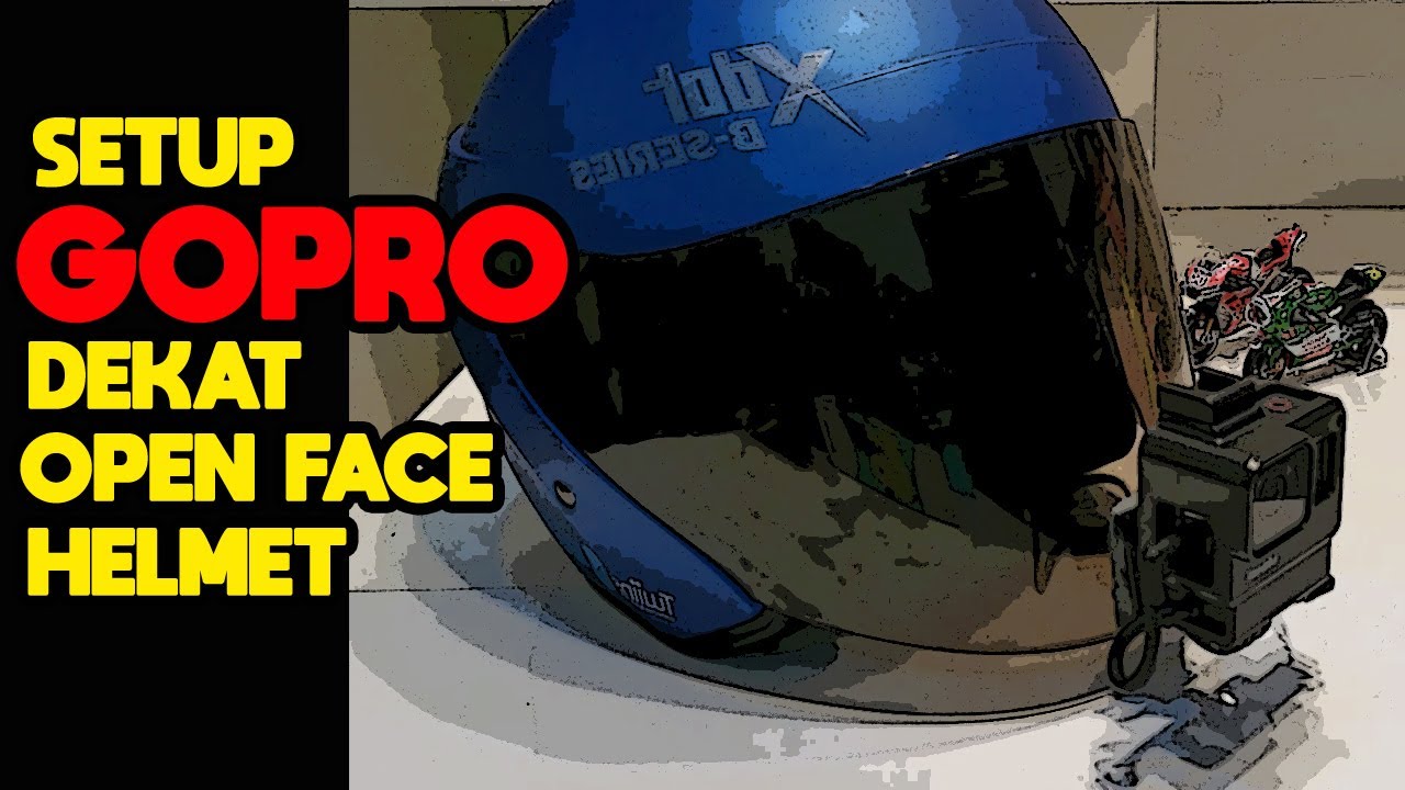 Gopro Setup For Helmet | Open Face Helmet Edition - YouTube